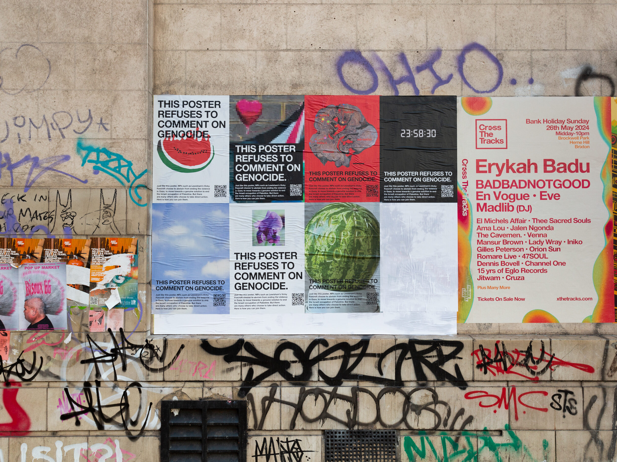 Artists' poster campaign over Gaza 'political inaction' - City News