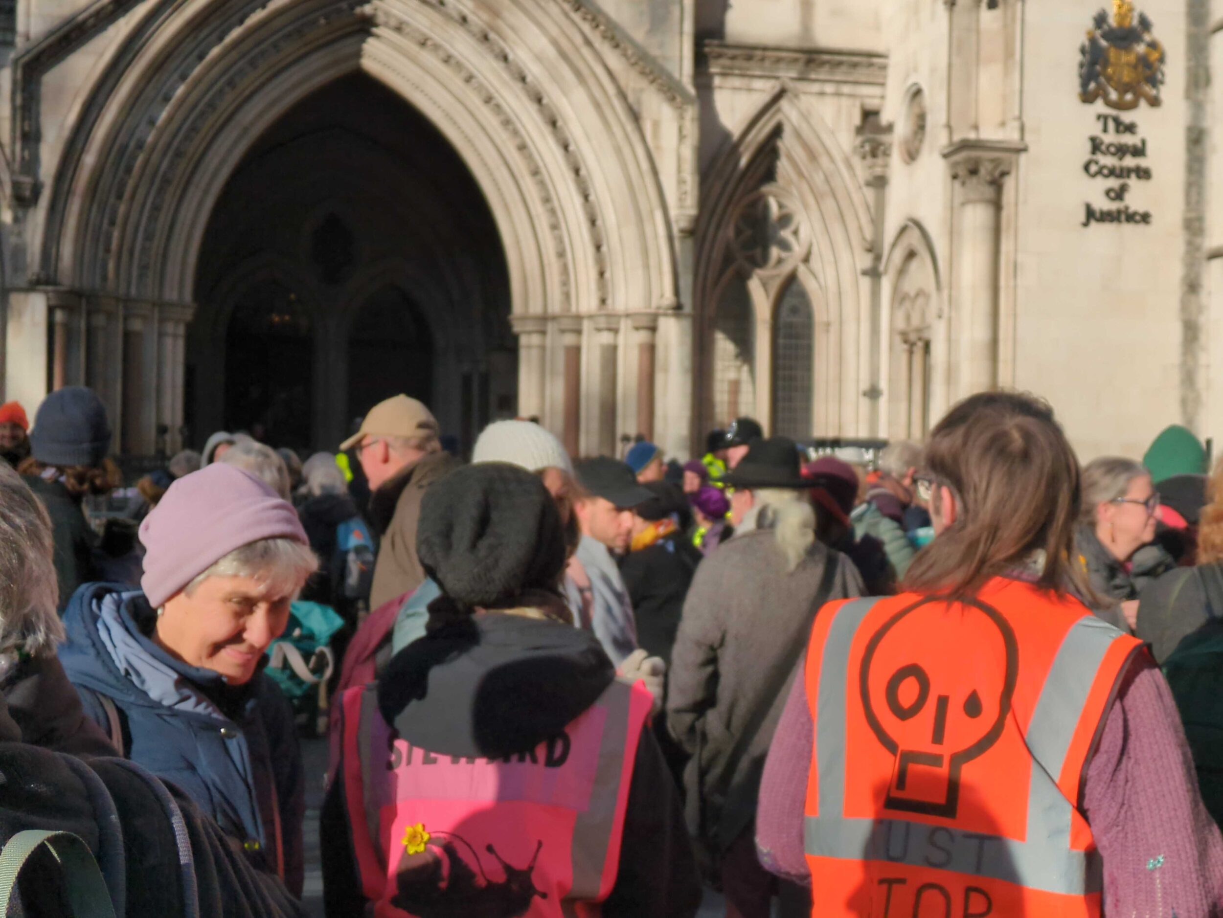 Climate activists block road in Central London - City News